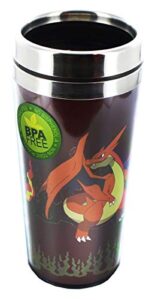 pokemon mega charizard y 16oz travel cup