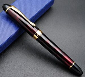 jinhao x450 fountain pen m nib (red ice)