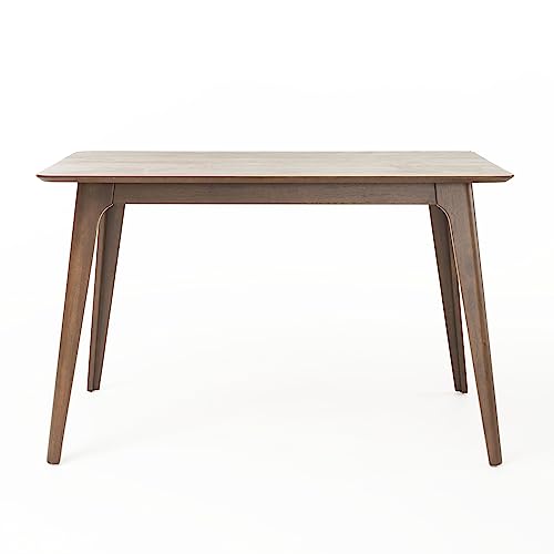 Christopher Knight Home Gideon Wood Dining Table, Natural Walnut Finish