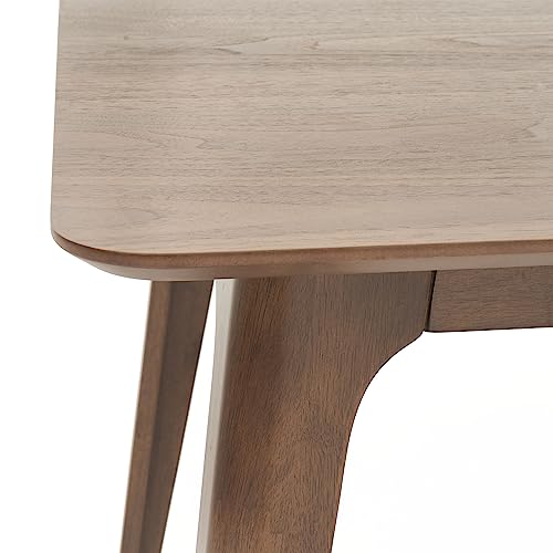 Christopher Knight Home Gideon Wood Dining Table, Natural Walnut Finish