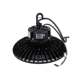 dephen 150w led high bay lights - 21000lm led shop light 500w hid/hps equiv 5000k 1~10v dimmable ufo led light ul-listed with hook for shop gym garage ceiling lights