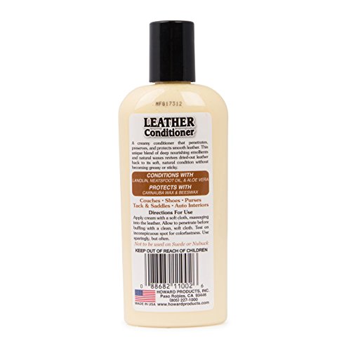 Howard Leather Cleaner and Leather Conditioner Kit. Car Leather Cleaner, Furniture, Couch, Shoe, Jackets, Leather Protector Spray Repair Polish