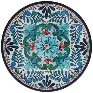 Certified International - 20286Set/6 Certified International Talavera 9" Salad/Dessert Plate, Set of 6, 9 Inches, Multicolor