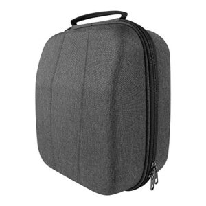 geekria shield case for large-sized over-ear headphones, replacement protective hard shell travel carrying bag with cable storage, compatible with ath-wp900, sony mdr-z7m2 headsets (dark grey)