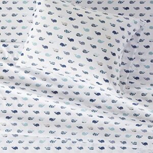 MI ZONE Printed Sheets, Twin, Blue