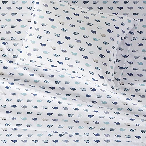 MI ZONE Printed Sheets, Twin, Blue