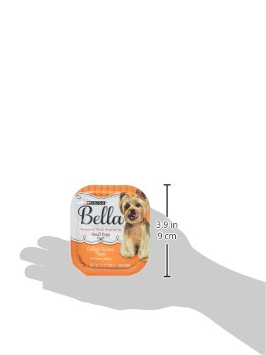 Purina Bella Natural Small Breed Pate Wet Dog Food, Grilled Chicken Flavor in Savory Juices - (12) 3.5 oz. Trays