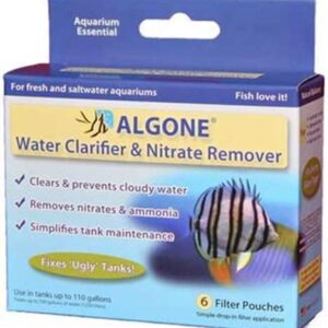 (3 Packs) Large Algone Aquarium Water Clarifier and Nitrate Remover