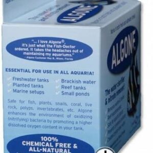 (3 Packs) Large Algone Aquarium Water Clarifier and Nitrate Remover