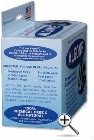 (3 Packs) Large Algone Aquarium Water Clarifier and Nitrate Remover