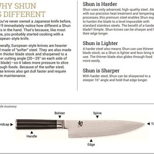 Shun Premier Build-a-Block Set; Includes 8-inch Chef’s Knife, Hand-Hammered Tsuchime Finish, VG-MAX Steel Core, Damascus Cladding; Includes Honing Steel and Sustainable Bamboo Slimline Knife Block