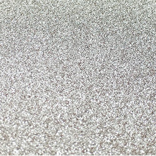 levylisa 10 Sheets 8" x 12" Soft Touch Glitter Card 250gms Premium Card Sparkling Assorted Mixed Colors Craft Glitter Cardstock Cardmaker DIY Gift Box Wrapping (Silver)