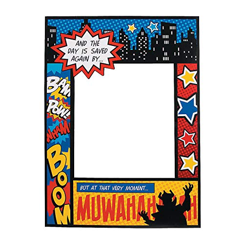 Superhero Comic Book Photo Prop (Almost 3 feet Tall) Cutout and Party Decor