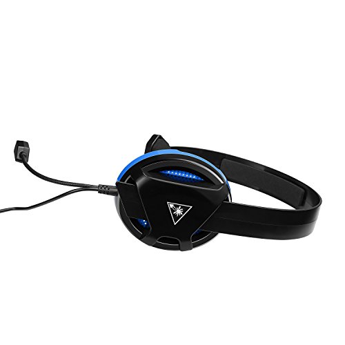 Turtle Beach Recon Chat PlayStation Headset – PS5, PS4, Xbox Series X, Xbox Series S, Xbox One, Nintendo Switch, Mobile, & PC with 3.5mm – Glasses Friendly, High-Sensitivity Mic - Black