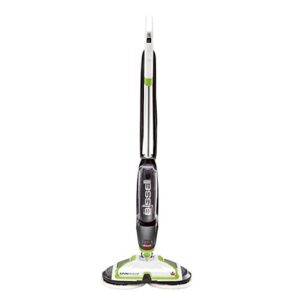 bissell spinwave powered hardwood floor mop and cleaner, green spinwave, 2039a, 14" cleaning path width