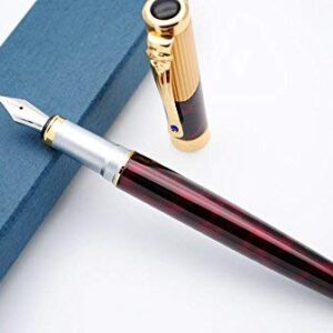 JINHAO 9009 Agate Red Fountain Pen M Nib