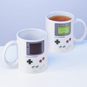 Paladone Gameboy Heat Changing Coffee Mug - Gift for Gamers, Fathers, Coffee Enthusiasts, 10 Ounces