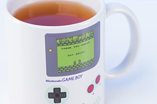 Paladone Gameboy Heat Changing Coffee Mug - Gift for Gamers, Fathers, Coffee Enthusiasts, 10 Ounces