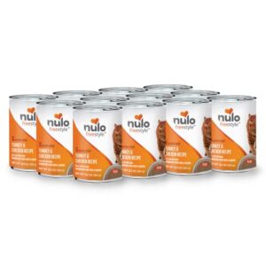 nulo freestyle cat & kitten wet pate canned cat food, premium all natural grain-free, with 5 high animal-based proteins and vitamins to support a healthy immune system and lifestyle