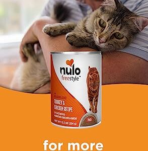 Nulo Freestyle Cat & Kitten Wet Pate Canned Cat Food, Premium All Natural Grain-Free, with 5 High Animal-Based Proteins and Vitamins to Support a Healthy Immune System and Lifestyle