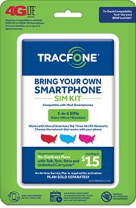 tracfone bring your own phone sim activation kit (3-in-1-sim)