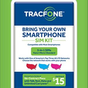 TracFone Bring Your Own Phone SIM Activation Kit (3-in-1-SIM)