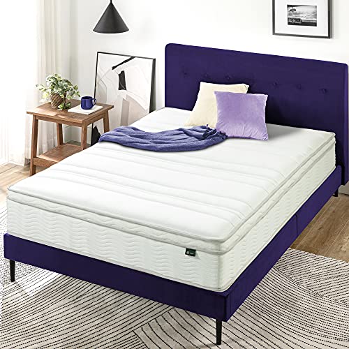 Zinus 12 Inch Foam and SpringMattress / CertiPUR-US Certified Foams /Mattress-in-a-Box, Queen