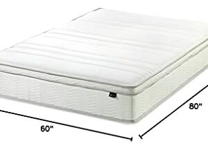 Zinus 12 Inch Foam and SpringMattress / CertiPUR-US Certified Foams /Mattress-in-a-Box, Queen