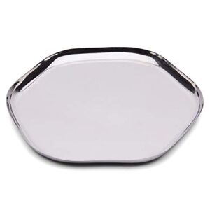 Elegance Organic Serving Tray, 10", Silver