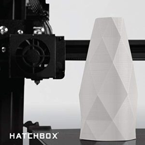 HATCHBOX 3D PLA-1KG1.75-UVBLU UV Color Changing PLA 3D Printer Filament, Dimensional Accuracy +/- 0.03 mm, 1 kg Spool, 1.75 mm, UV Blue