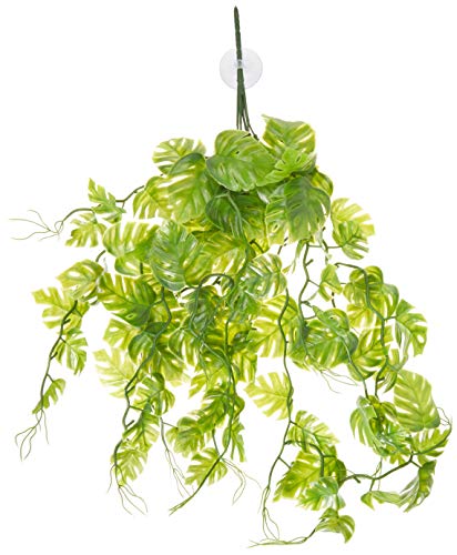 Penn-Plax Reptology Decorative Hanging Terrarium Plant Vines for Reptiles and Amphibians – 24” Length – Green