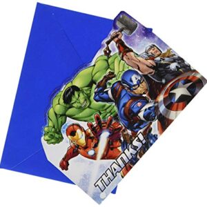 Marvel Epic Avengers™ "Thank You" Postcards, Party Favor