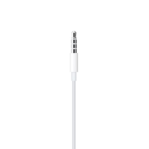 Apple EarPods Headphones with 3.5mm Plug. Microphone with Built-in Remote to Control Music, Phone Calls, and Volume. Wired Earbuds