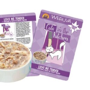 Weruva Cats in The Kitchen, Pantry Party Pouch Variety Pack in Gravy Cat Food, 3oz Pouch (Pack of 12)