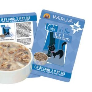 Weruva Cats in The Kitchen, Pantry Party Pouch Variety Pack in Gravy Cat Food, 3oz Pouch (Pack of 12)