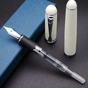 JINHAO X750 Fountain Pen M Nib (Ivory White)