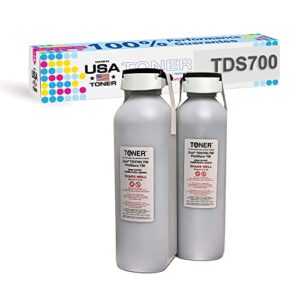 made in usa toner compatible replacement for oce tds 700, tds 750, plotwave 750 toner, (black, 2 pack)