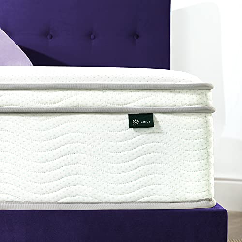 Zinus 12 Inch Foam and SpringMattress / CertiPUR-US Certified Foams /Mattress-in-a-Box, Full