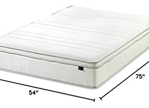 Zinus 12 Inch Foam and SpringMattress / CertiPUR-US Certified Foams /Mattress-in-a-Box, Full