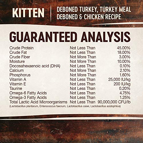 Wellness CORE Grain-Free Kitten Formula Dry Cat Food, 5 Pound Bag