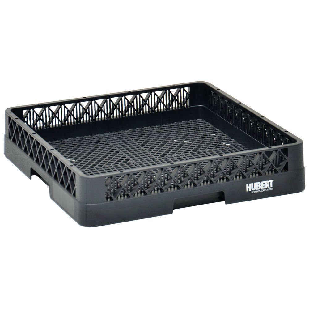 Vollrath Traex Black Plastic Flatware Dishwashing Rack - 19 3/4"L x 19 3/4"W x 4"H