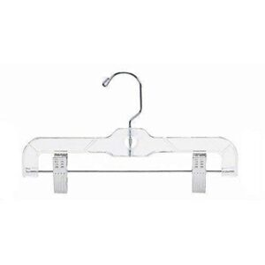 only hangers children's clear plastic pant/skirt hanger-10 (100)