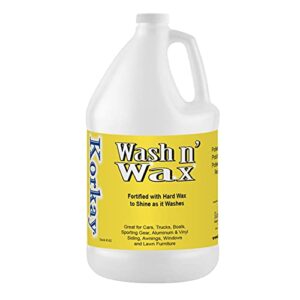 korkay wash n' wax 1 gallon bottle