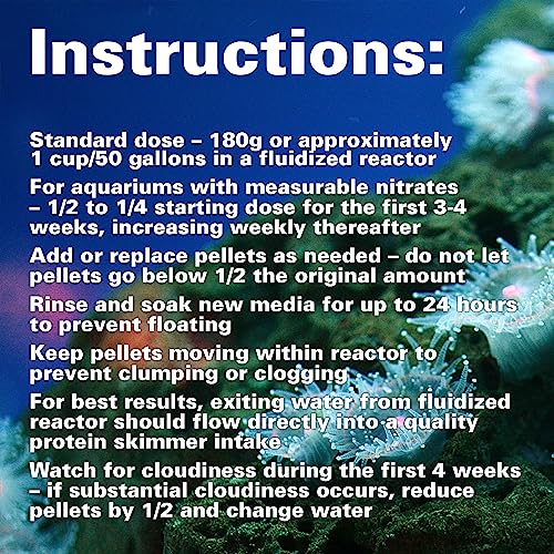 Kolar Labs Metabolix Bio-Pellets – Nitrate & Phosphate Treatment for All Aquariums, Fresh & Salt Water, 600g, 1.32 lb