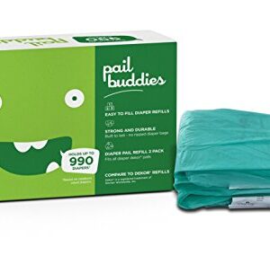 Pail Buddies Diaper Pail Refills Compatible with All Diaper Dekor Classic Diaper Pails (Pack of 4)