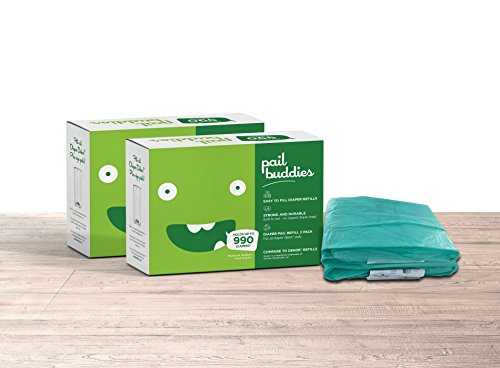 Pail Buddies Diaper Pail Refills Compatible with All Diaper Dekor Classic Diaper Pails (Pack of 4)