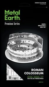 fascinations metal earth premium series roman colosseum ruin 3d metal model kit