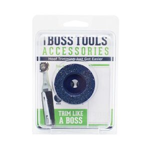 Hoof Boss Blue Medium Coarse Grit Flat Disc - 2" Diameter 50mm Size