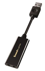 creative labs sound blaster play! 3 external usb sound adapter for windows and mac. plug and play (no drivers required). upgrade to 24-bit 96khz playback