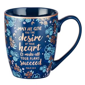 christian art gifts mug may he give you ps. 20:4